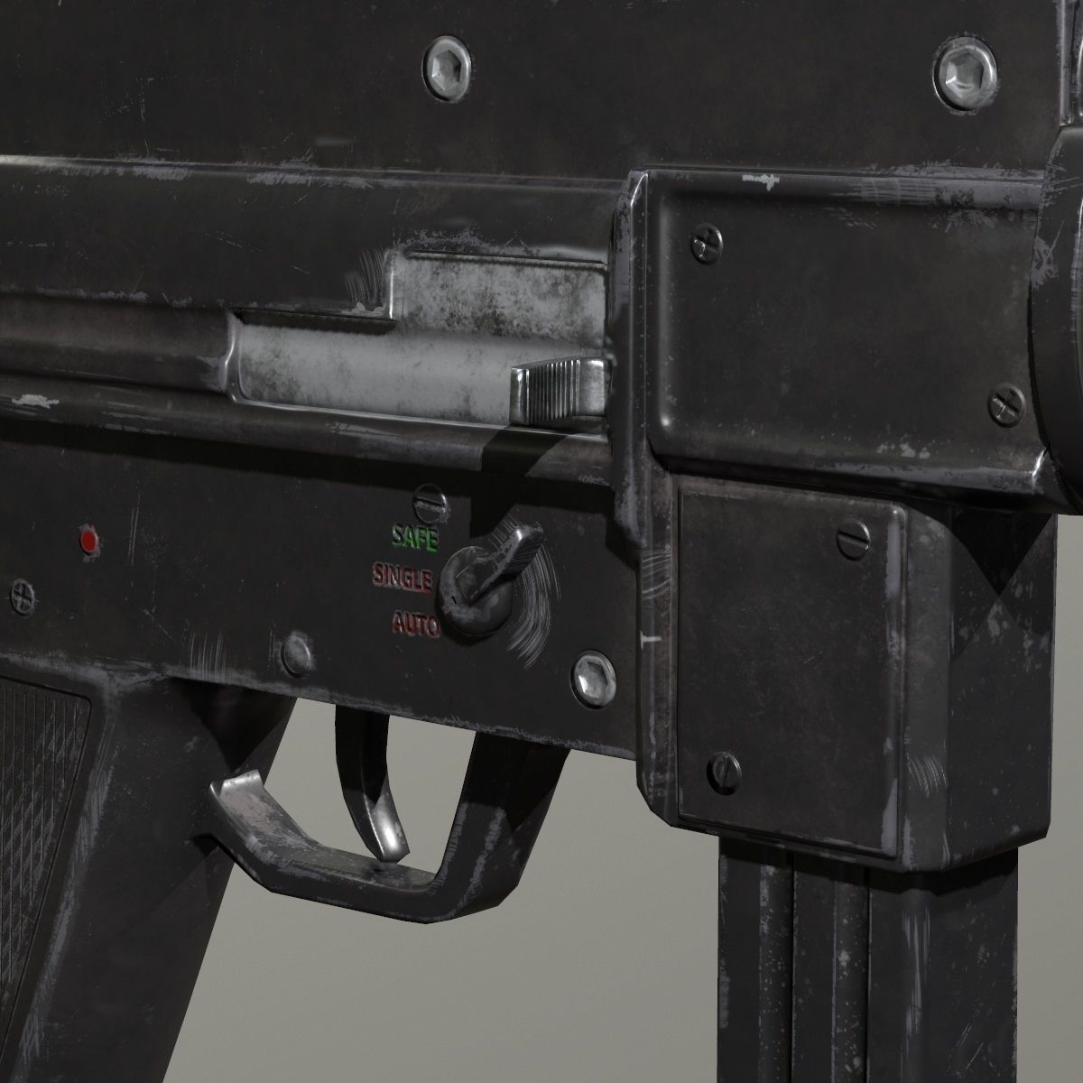 3D model Submachine Gun PBR VR / AR / low-poly | CGTrader