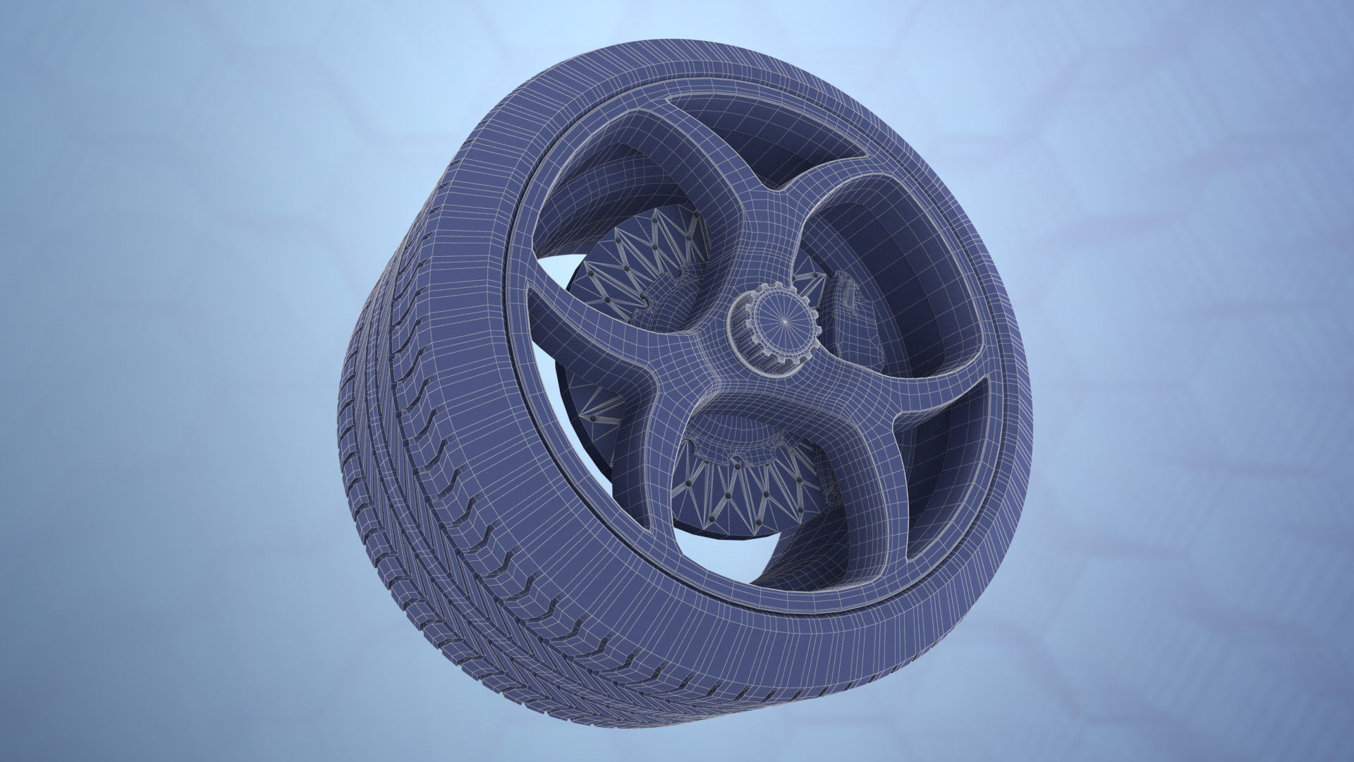 car wheels tire rim 3D model | CGTrader