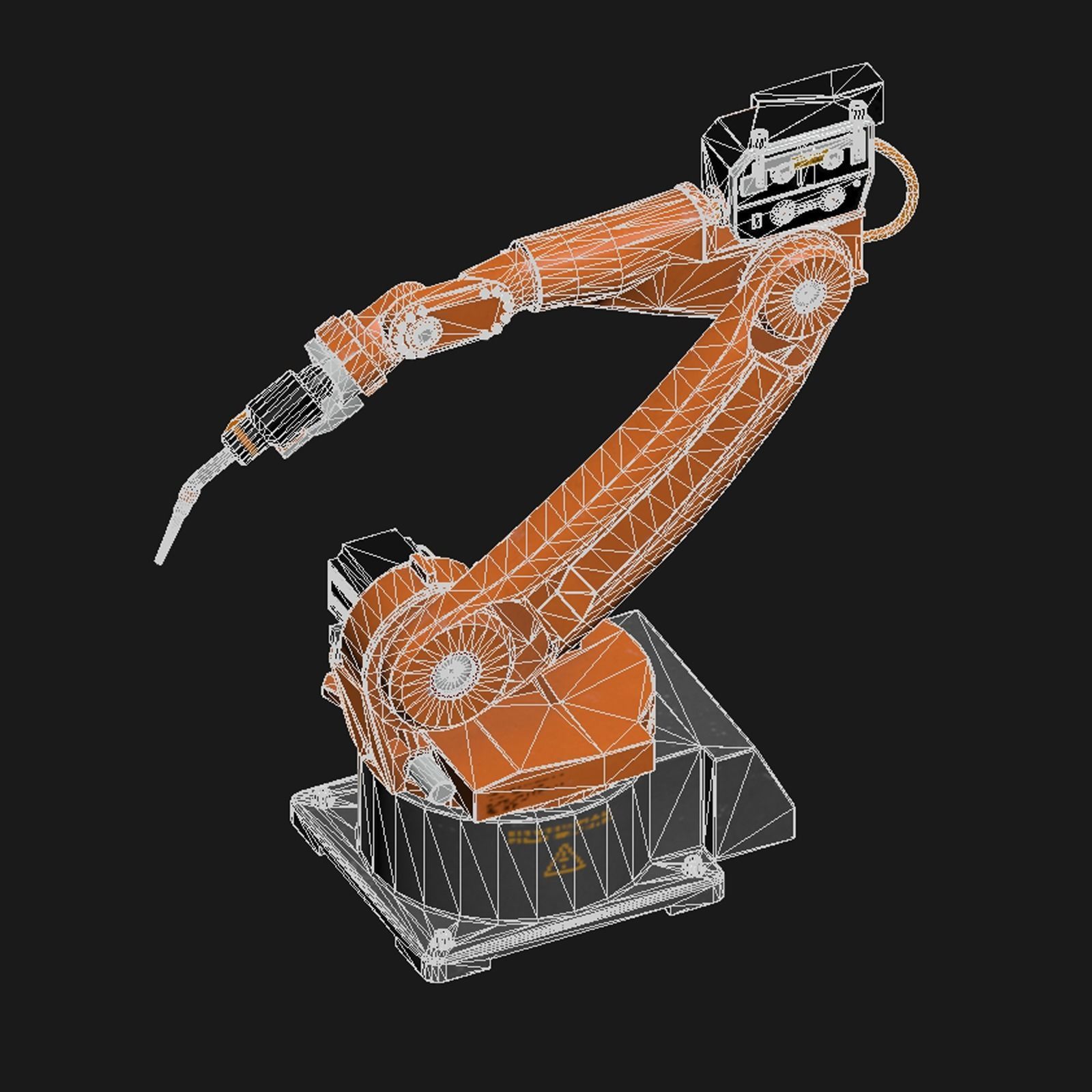 3D model Welder Robot VR / AR / low-poly | CGTrader