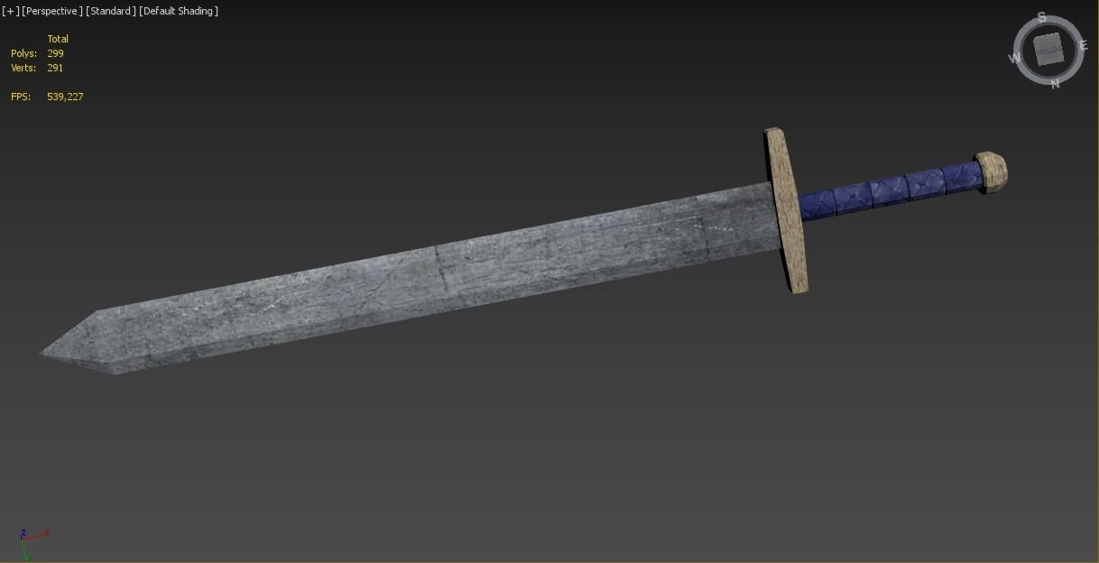 Ugly sword free VR / AR / low-poly 3D model | CGTrader