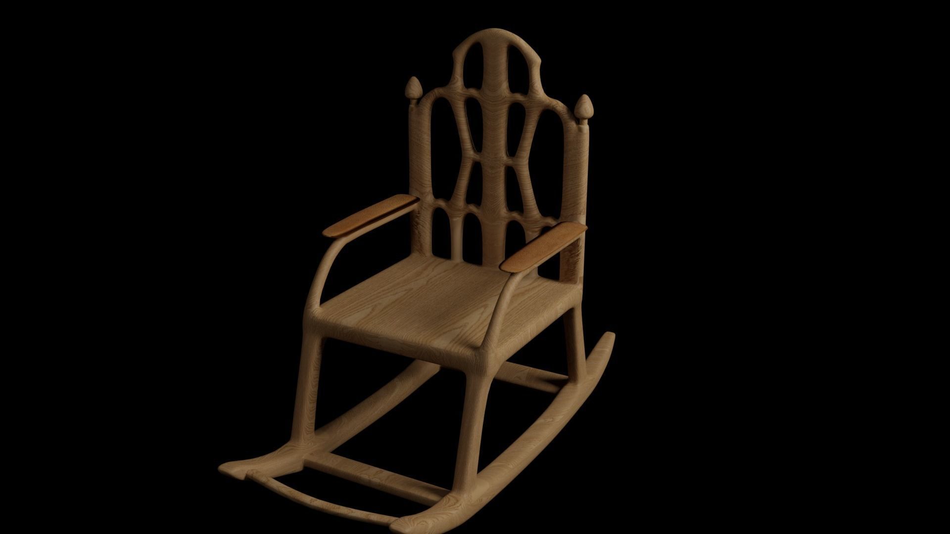 Rocker Chair 3D model | CGTrader