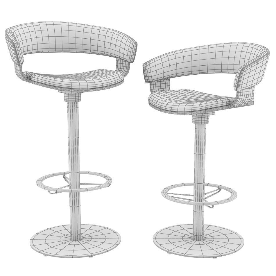 Barstool and Counter Stool Mollie Allermuir 3D model | CGTrader