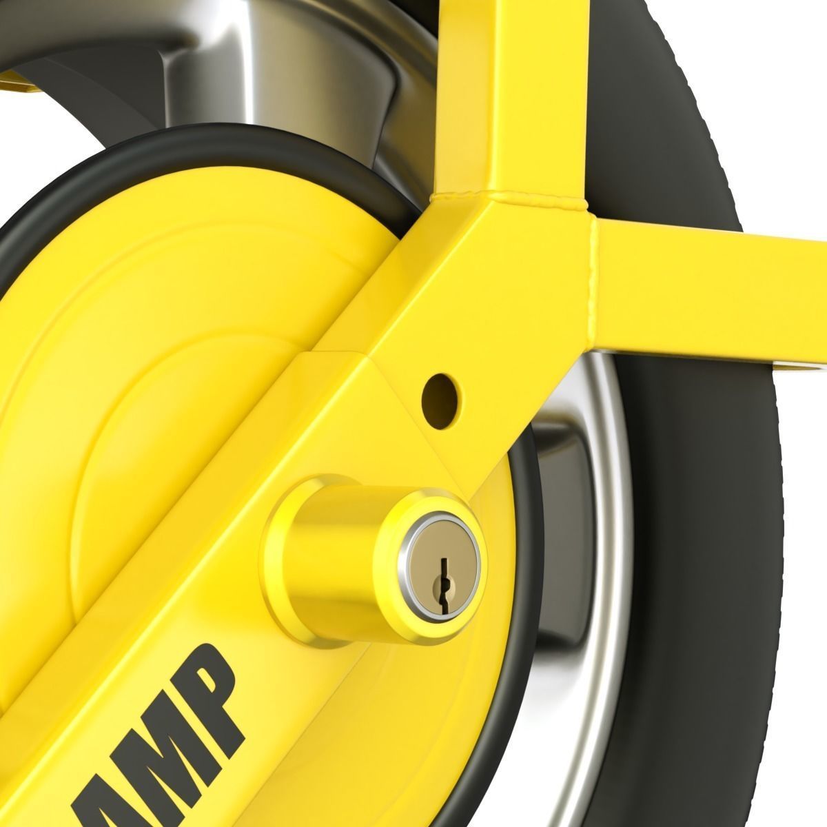 Wheel Clamp 3D model | CGTrader
