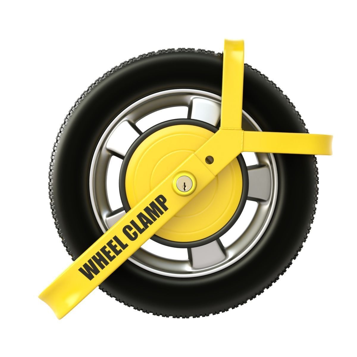 Wheel Clamp 3D model | CGTrader