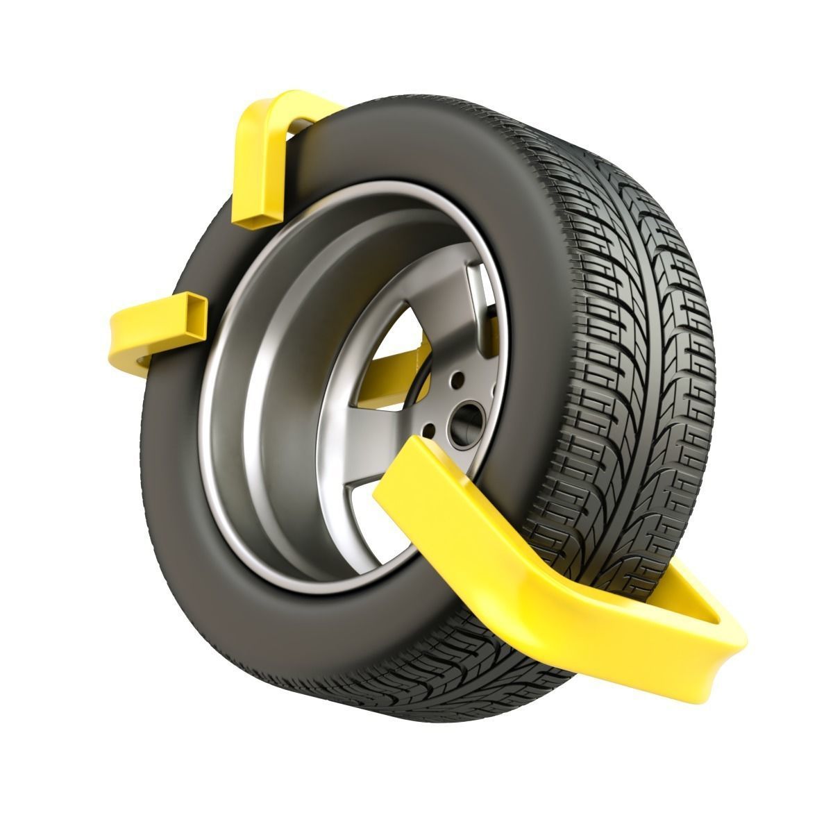 Wheel Clamp 3D model | CGTrader