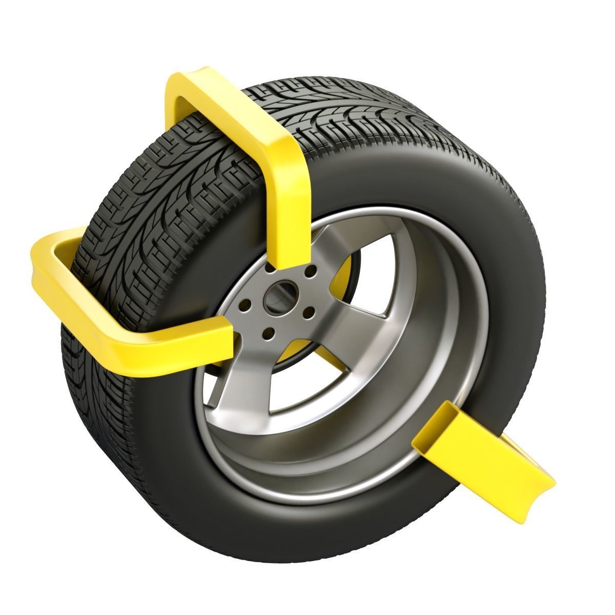 Wheel Clamp 3D model | CGTrader
