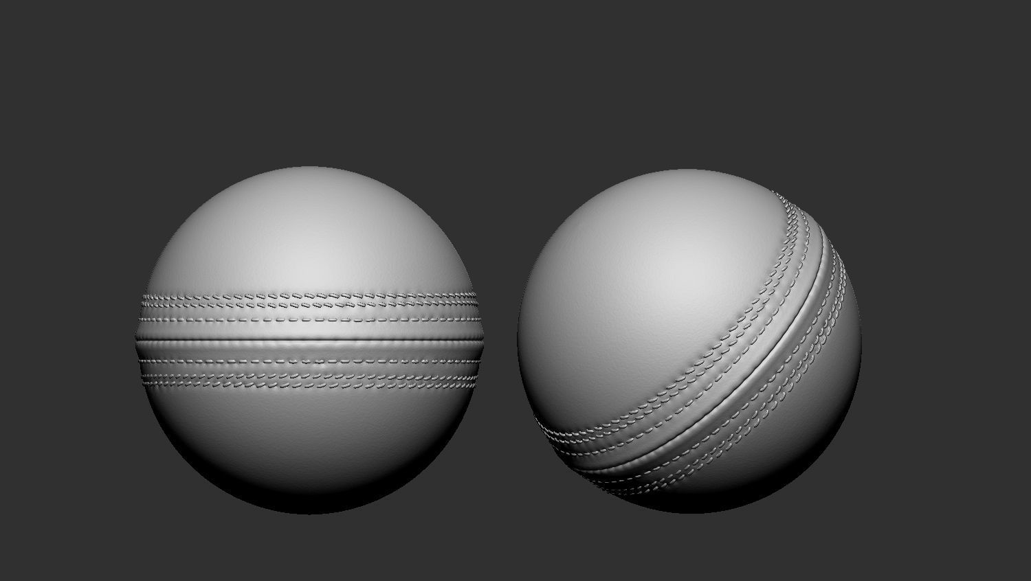 cricket ball 3D model 3D printable | CGTrader