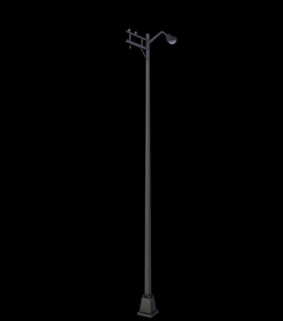 3D model Street Lamp Low-Poly Game-Ready VR / AR / low-poly | CGTrader