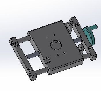 Xyz and angle oof four-axis adjustment platform 3D model | CGTrader