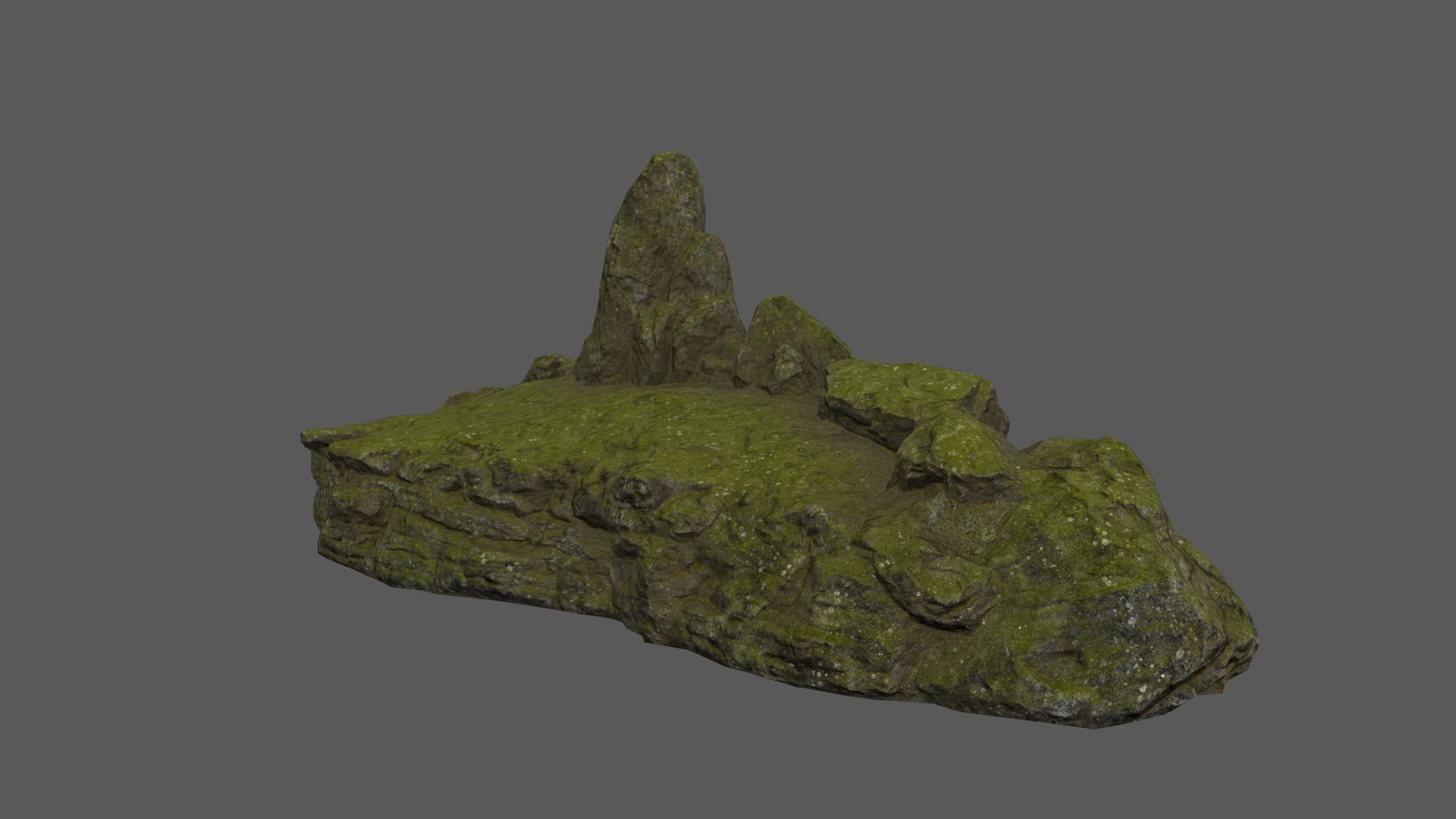 3D model mossy terrain VR / AR / low-poly | CGTrader