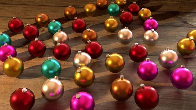 Christmasbulbs christmas ball 3D model | CGTrader