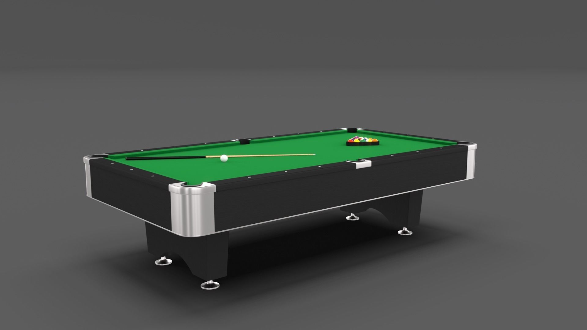 8 Ball Pool Table 3D model | CGTrader