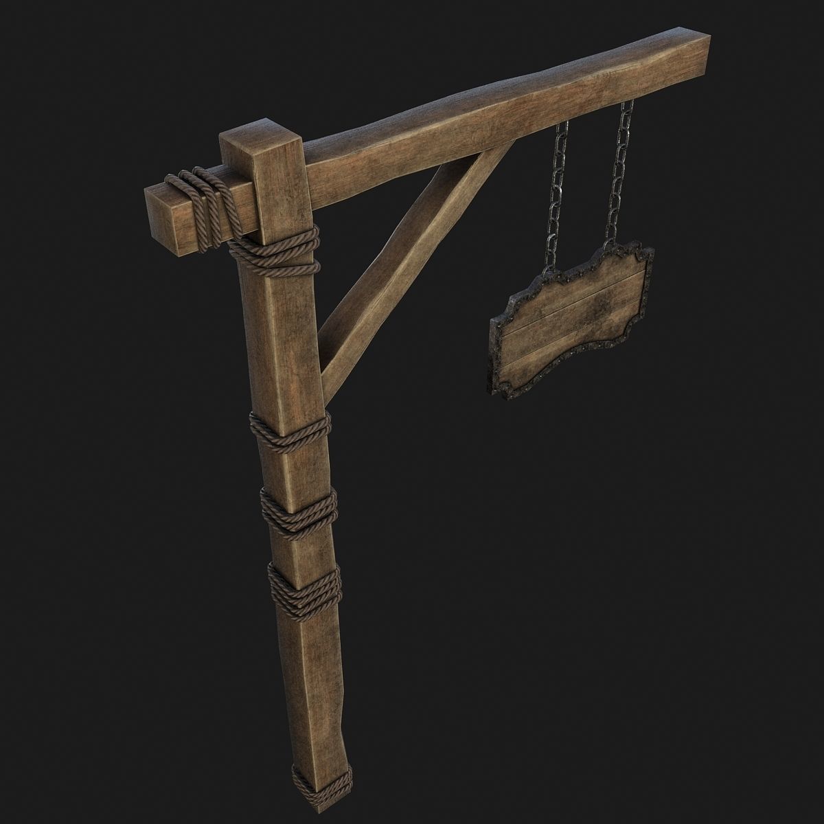 Medieval sign 3D model | CGTrader