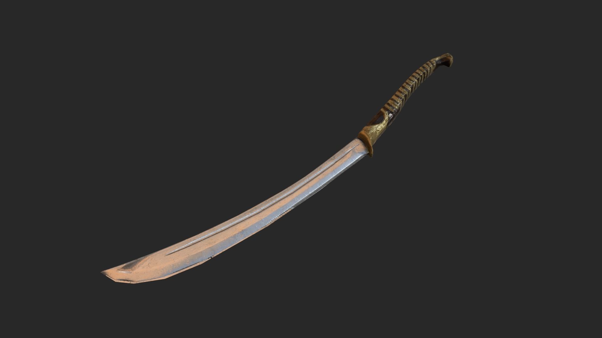 3D model Noldor Blade Eldar Elves of Lindon VR / AR / low-poly | CGTrader