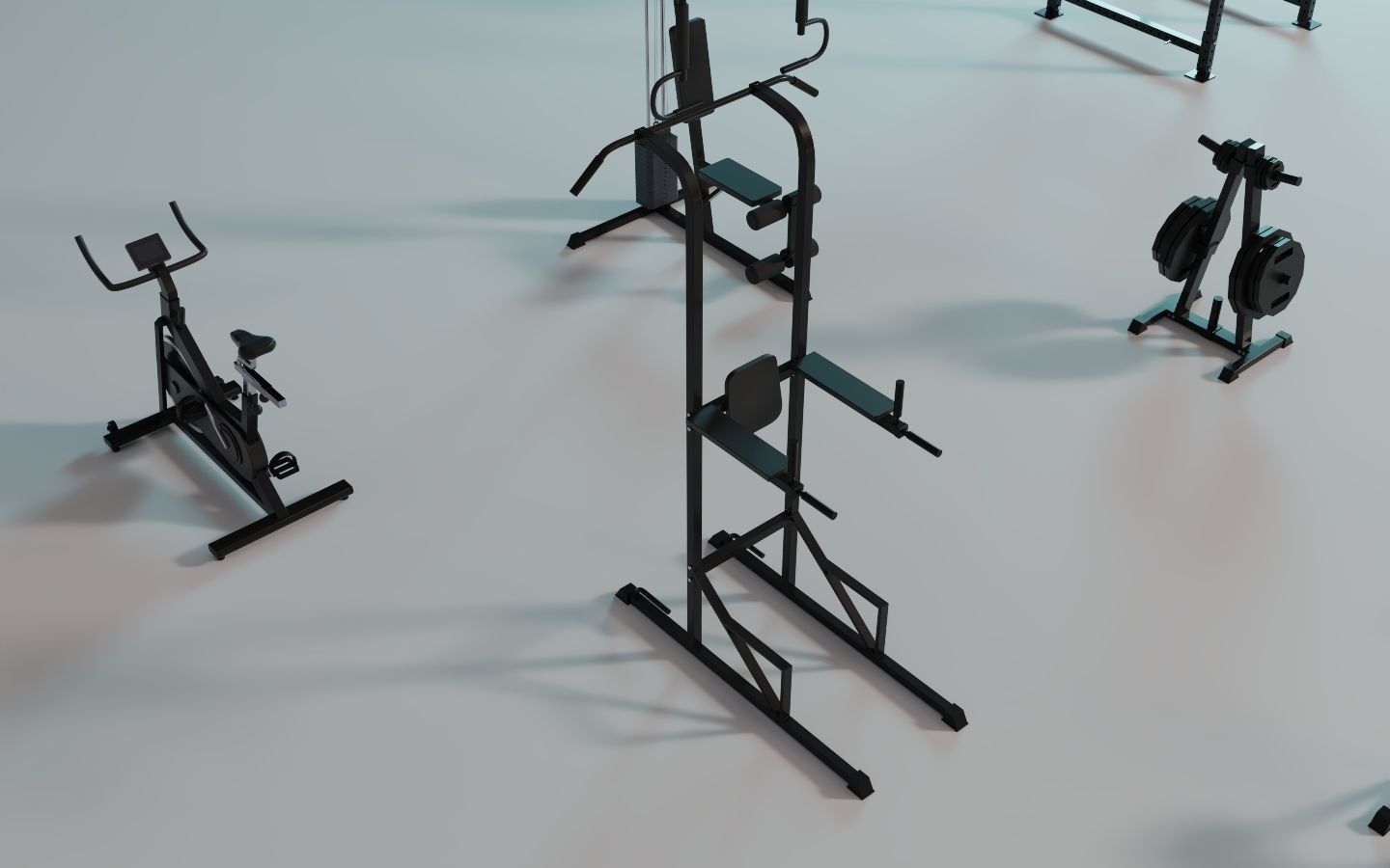 Gym Equipment Collection - Full Set 3D model | CGTrader