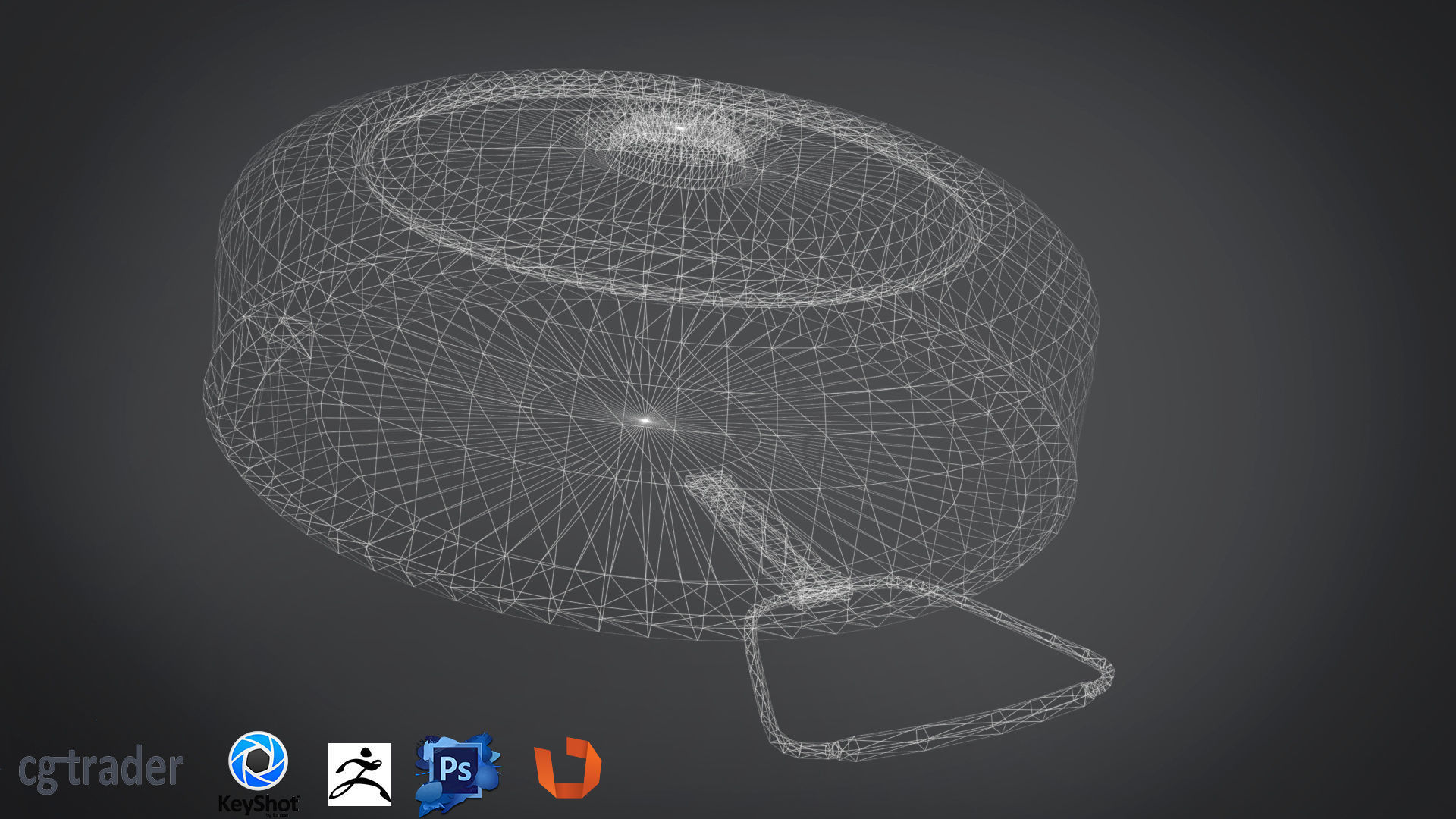 3D model WW1 Realistic land mine Low-Rez with realistic texture 3D ...