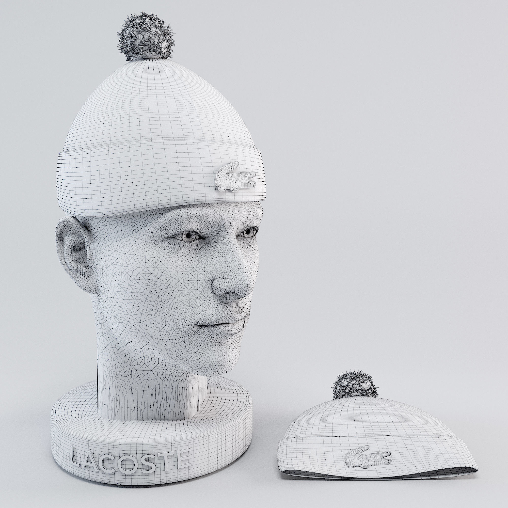 Lacoste cap 4 3D model | CGTrader