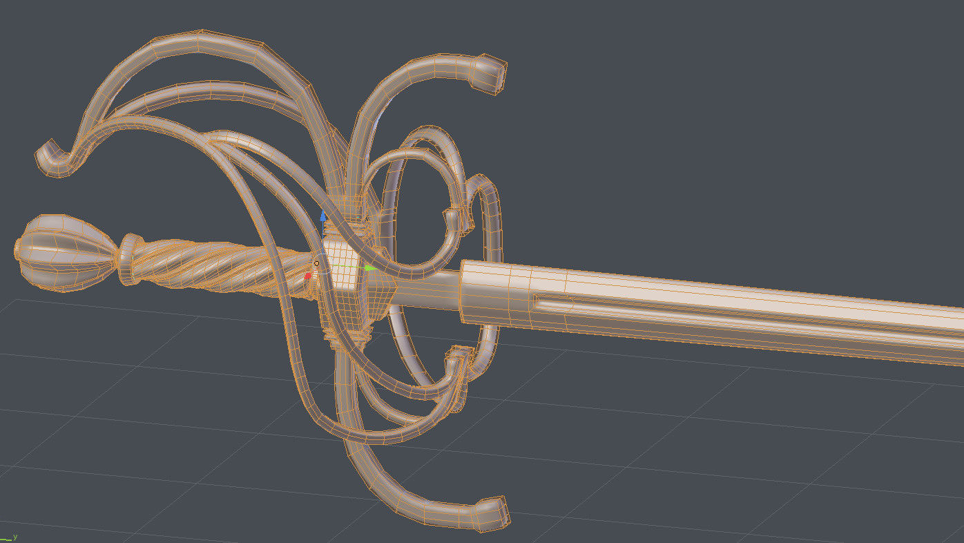 Rapier 3D model | CGTrader