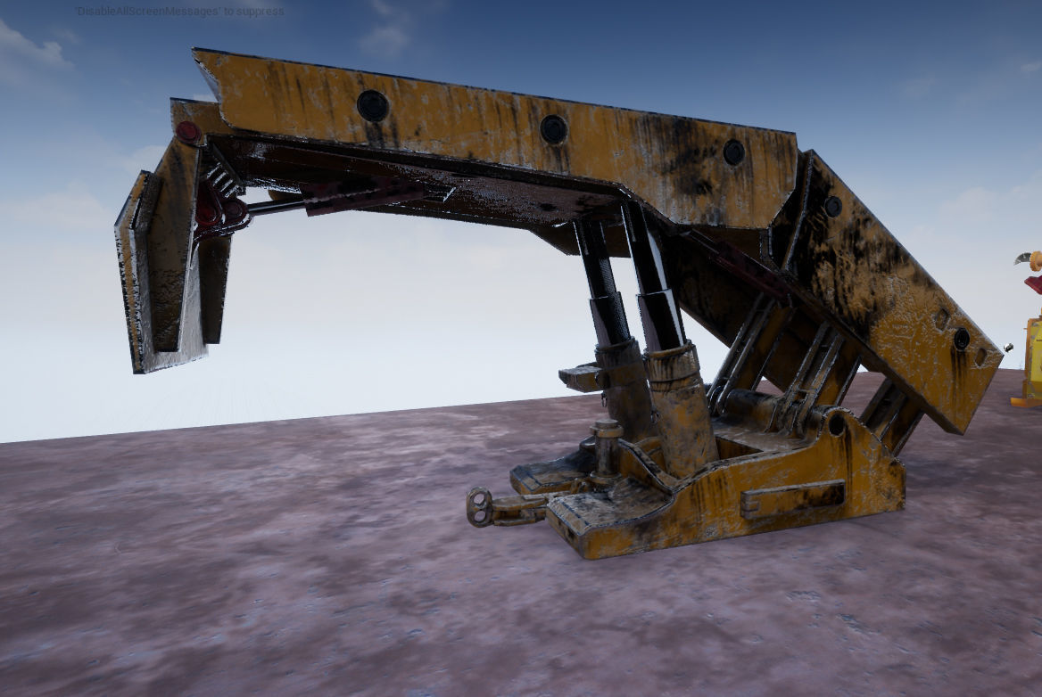 3D model roof support mining system VR / AR / low-poly | CGTrader