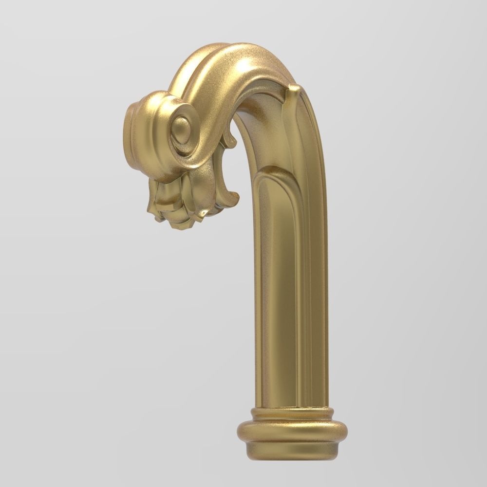 Handle Cane 3D model 3D model 3D printable | CGTrader