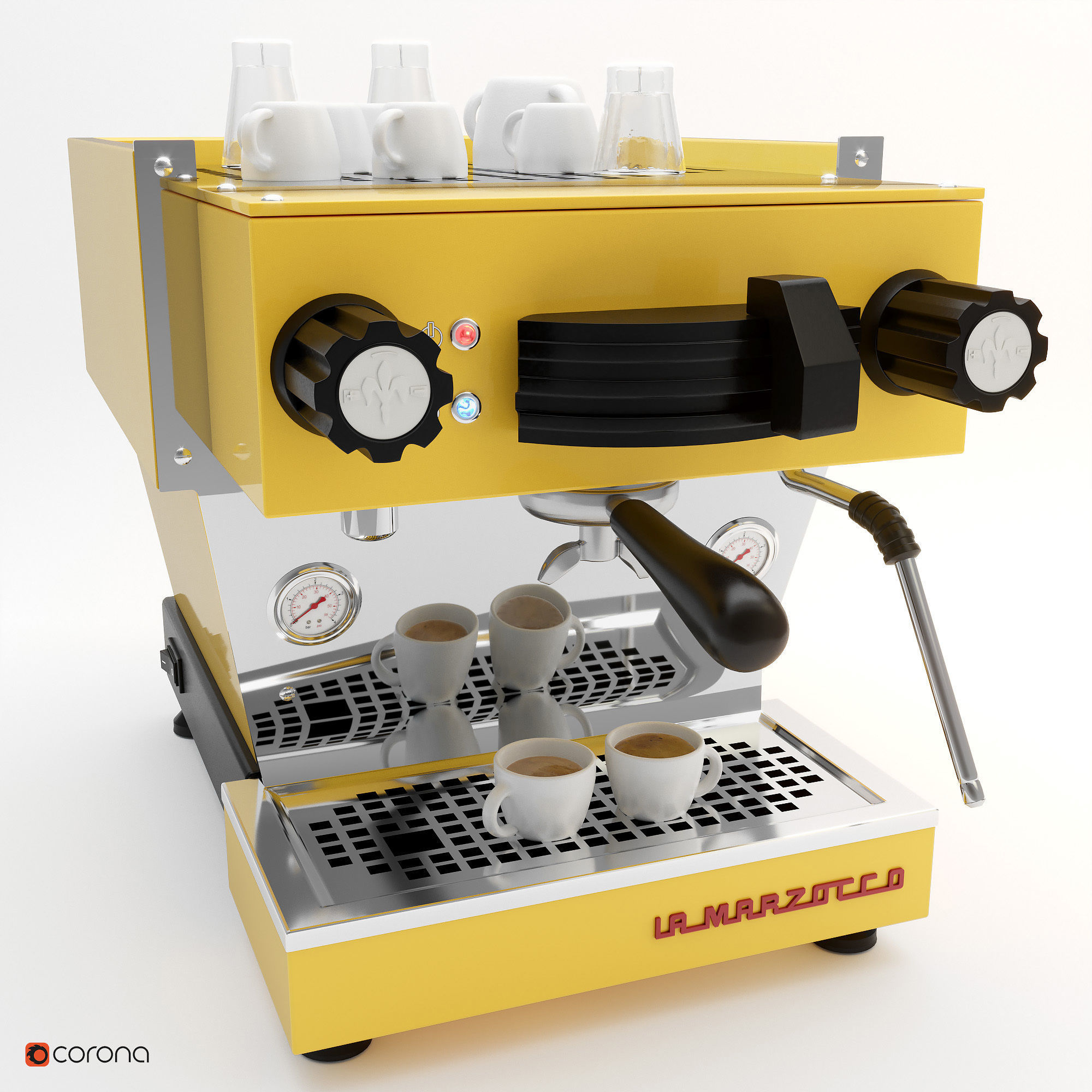 La Marzocco coffee machine linea mini 3D model | CGTrader