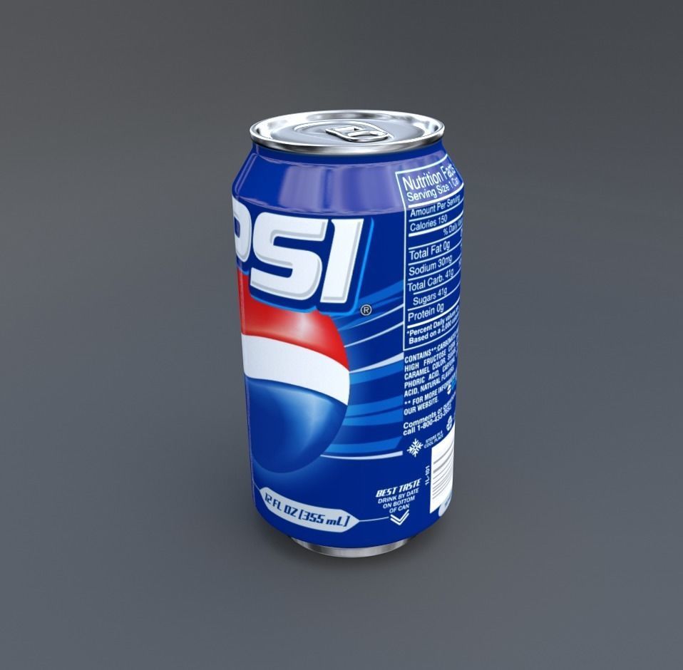 3D model Pepsi Can VR / AR / low-poly | CGTrader