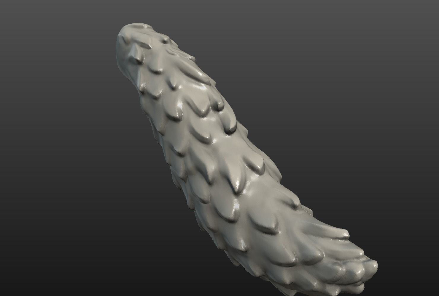 Wolf Tail 3D model 3D printable | CGTrader