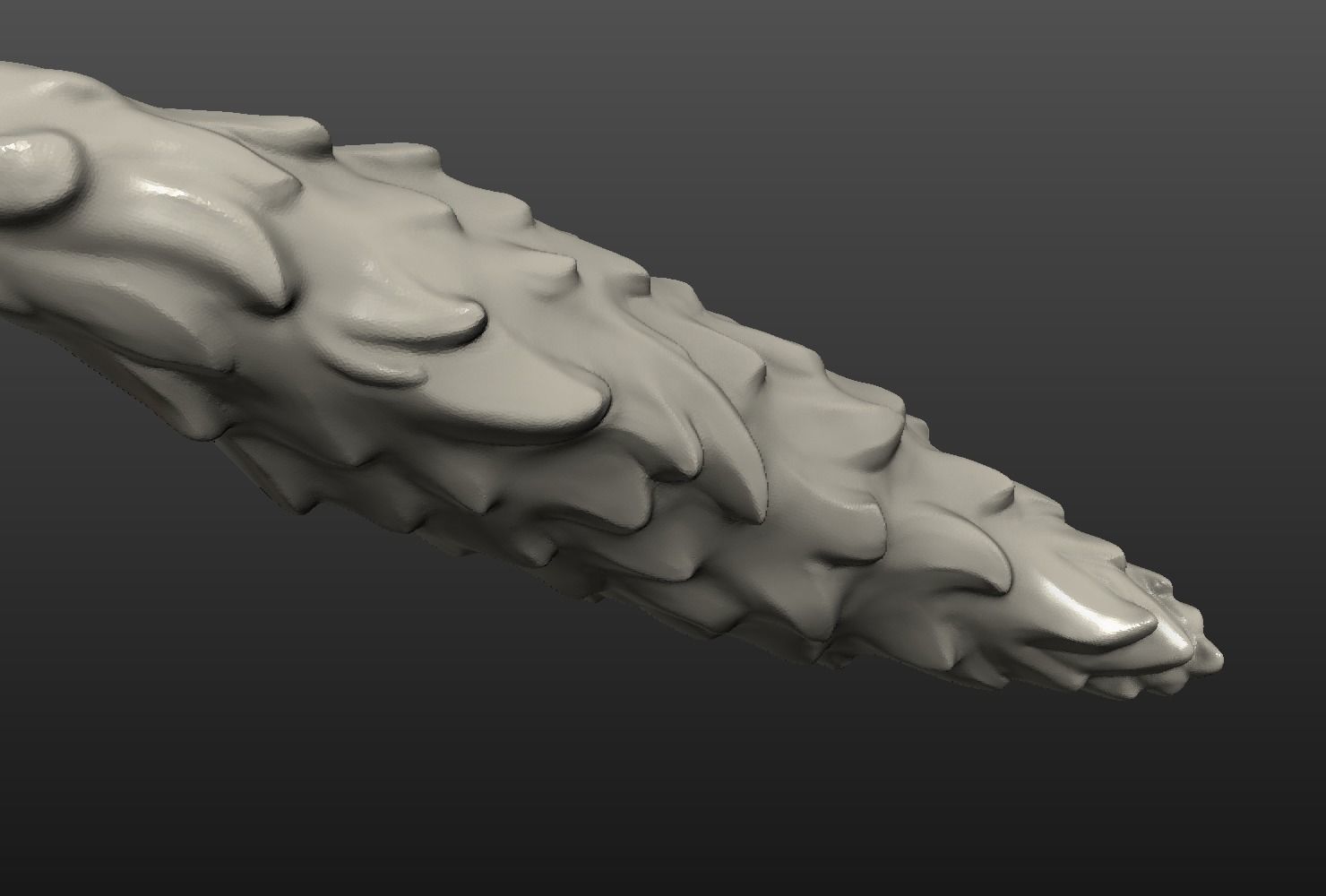 Wolf Tail 3D model 3D printable | CGTrader
