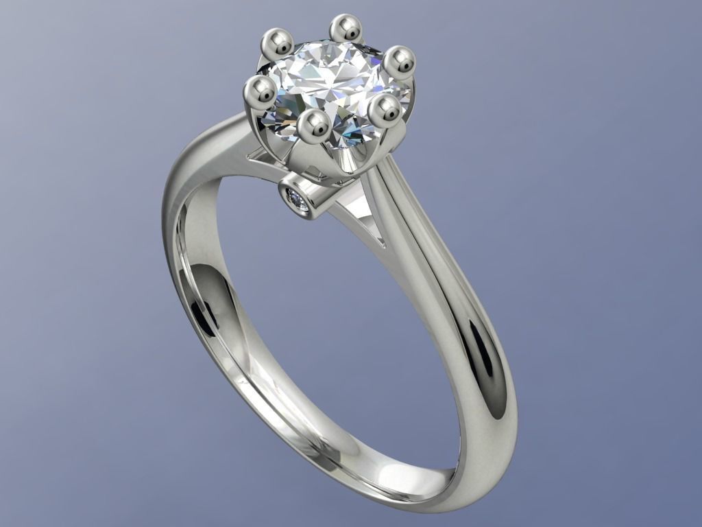 JEWELRY ENGAGEMENT RING STL FILE FOR DOWNLOAD AND PRINT- CC1 3D model ...
