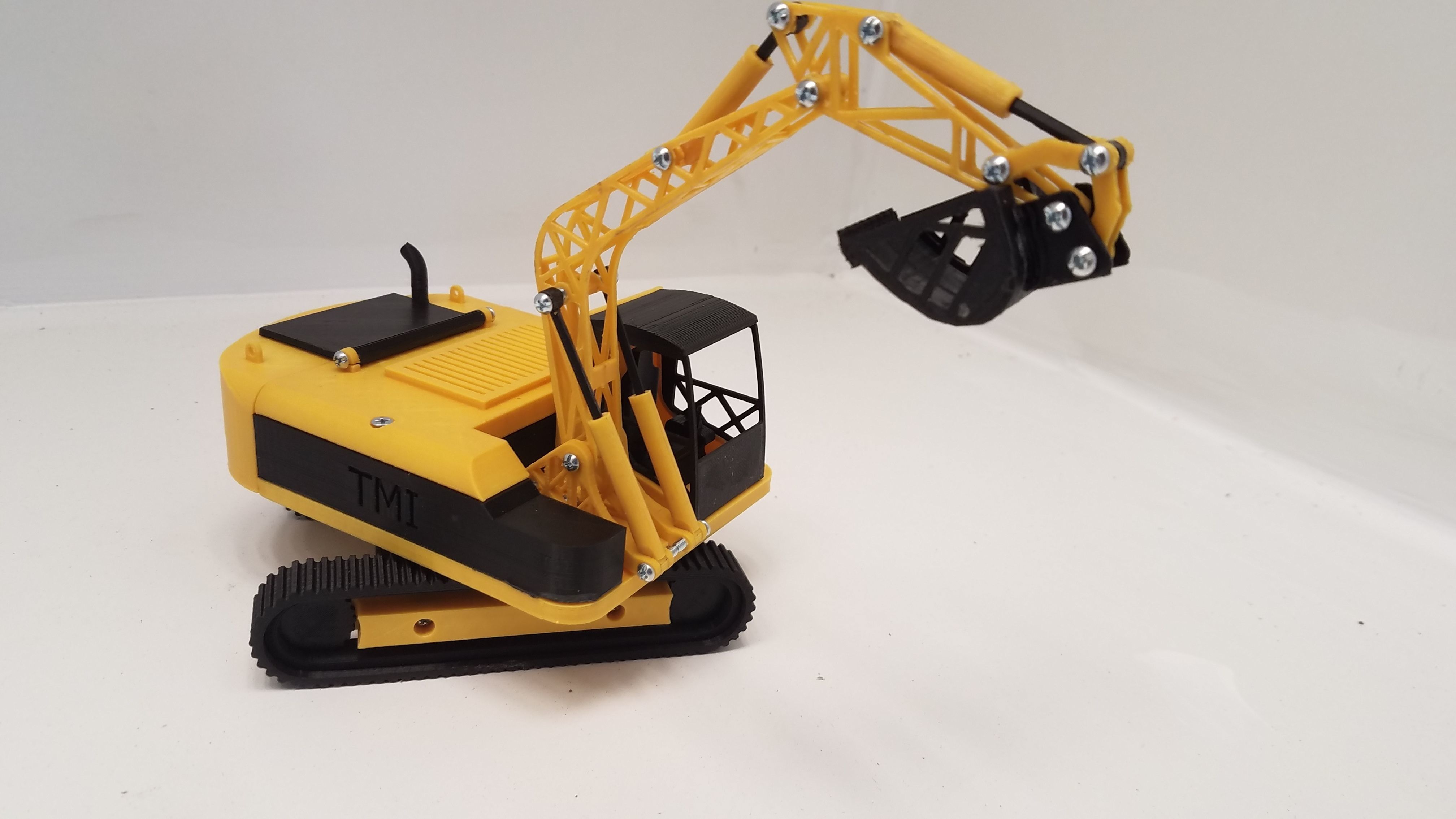 Trackhoe Excavator free 3D model 3D printable | CGTrader