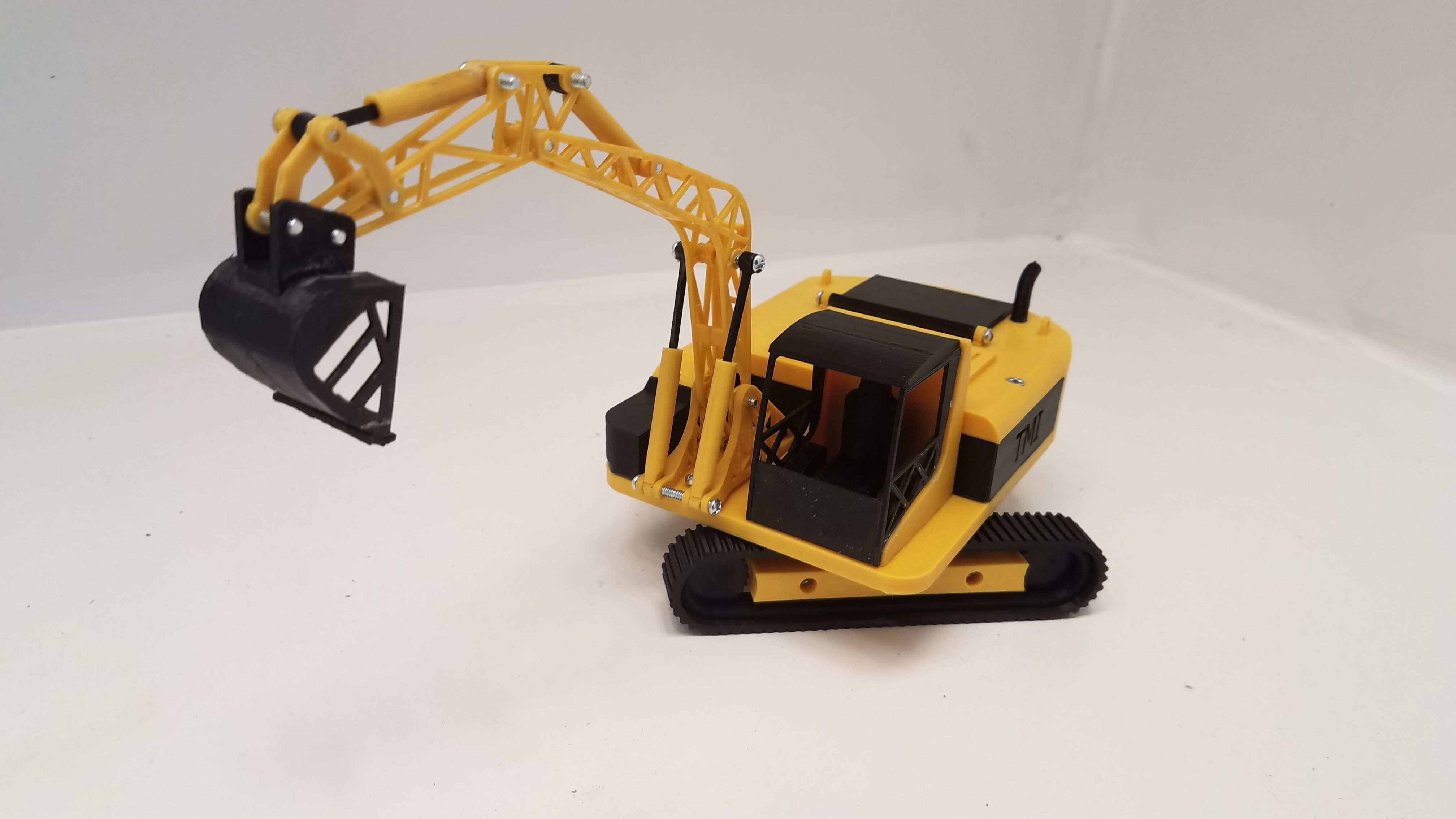 Trackhoe Excavator free 3D model 3D printable | CGTrader