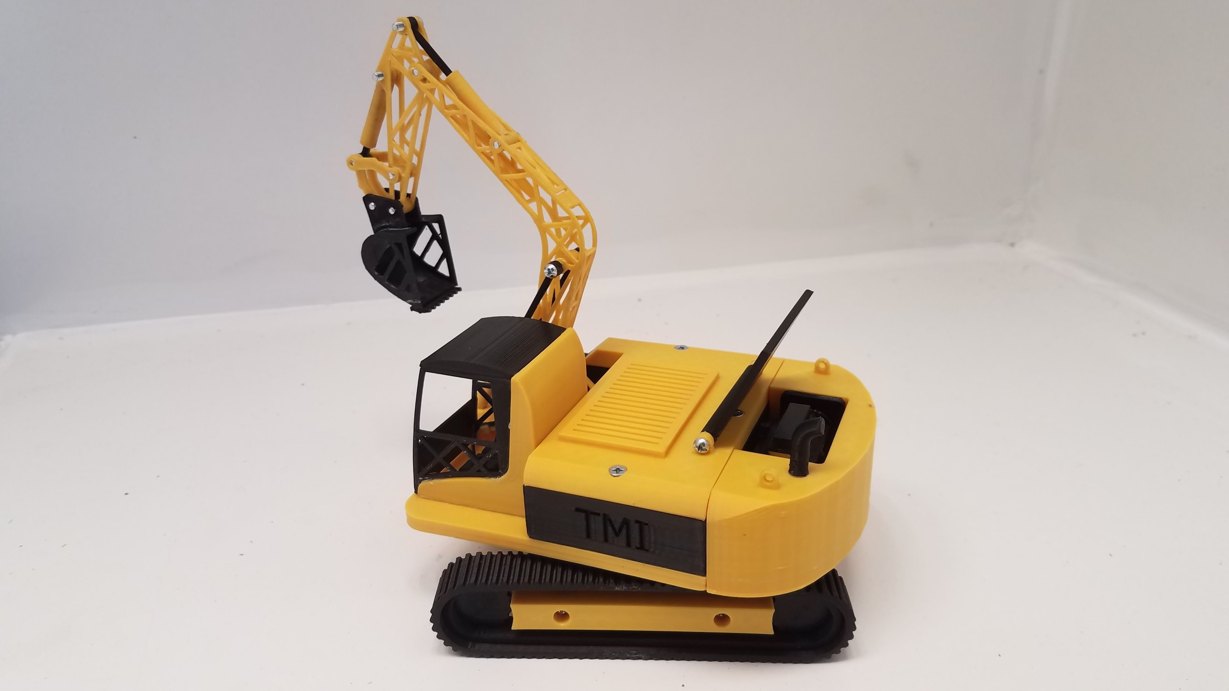 Trackhoe Excavator free 3D model 3D printable | CGTrader