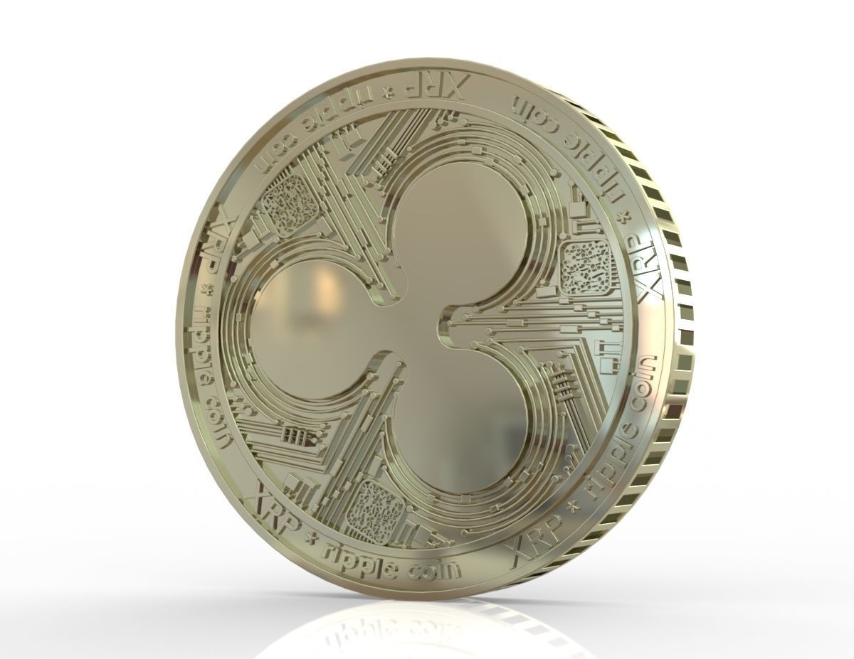 Ripple XRP coins 3D model 3D printable | CGTrader