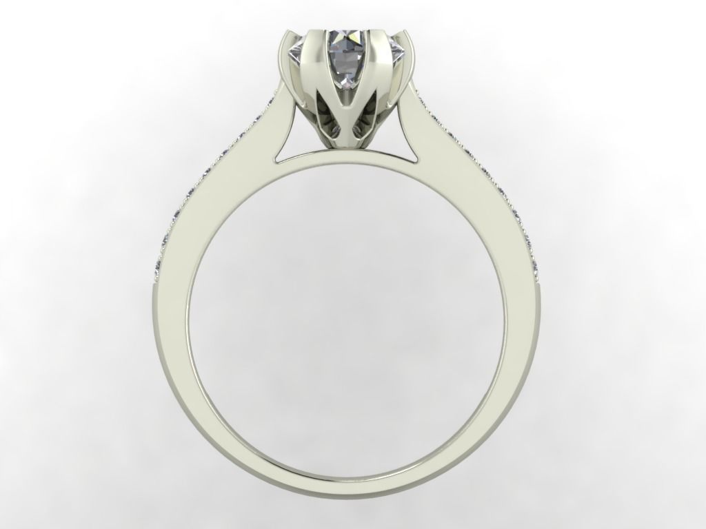 JEWELRY ENGAGEMENT RING STL FILE FOR DOWNLOAD AND PRINT- CC30 3D model ...