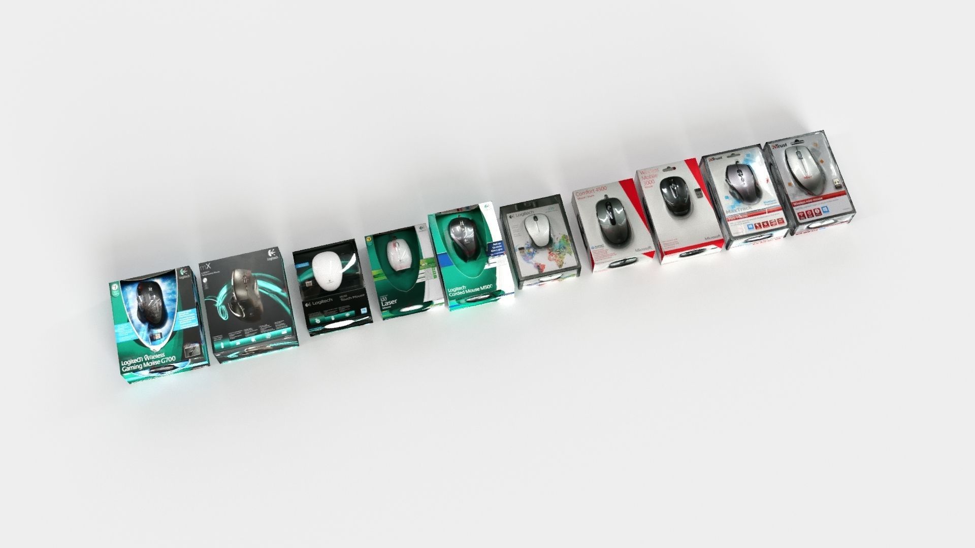 Stock Packaging Computer Supplies 3D model 3D model | CGTrader