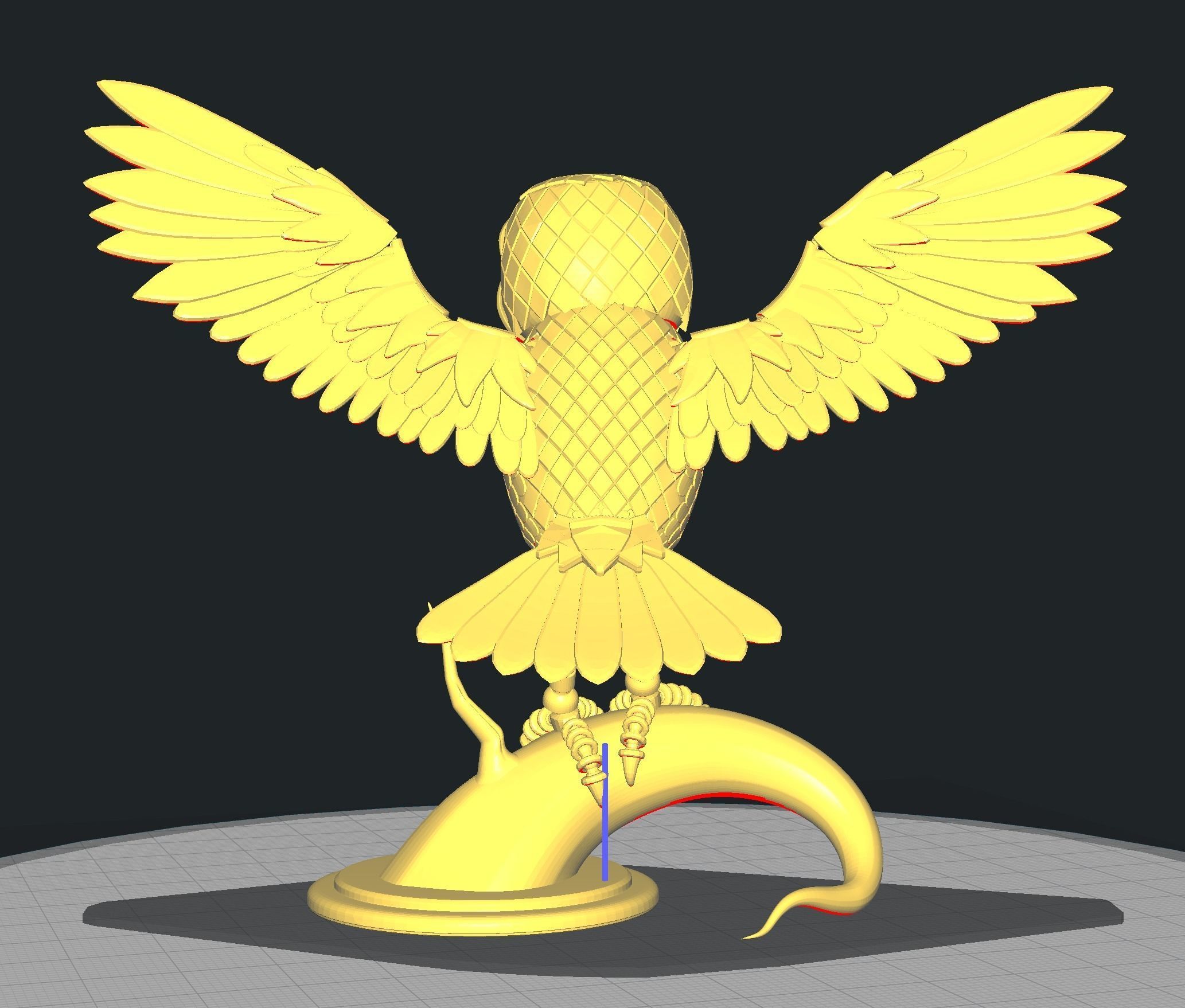 Bubo the owl 3D model 3D printable | CGTrader