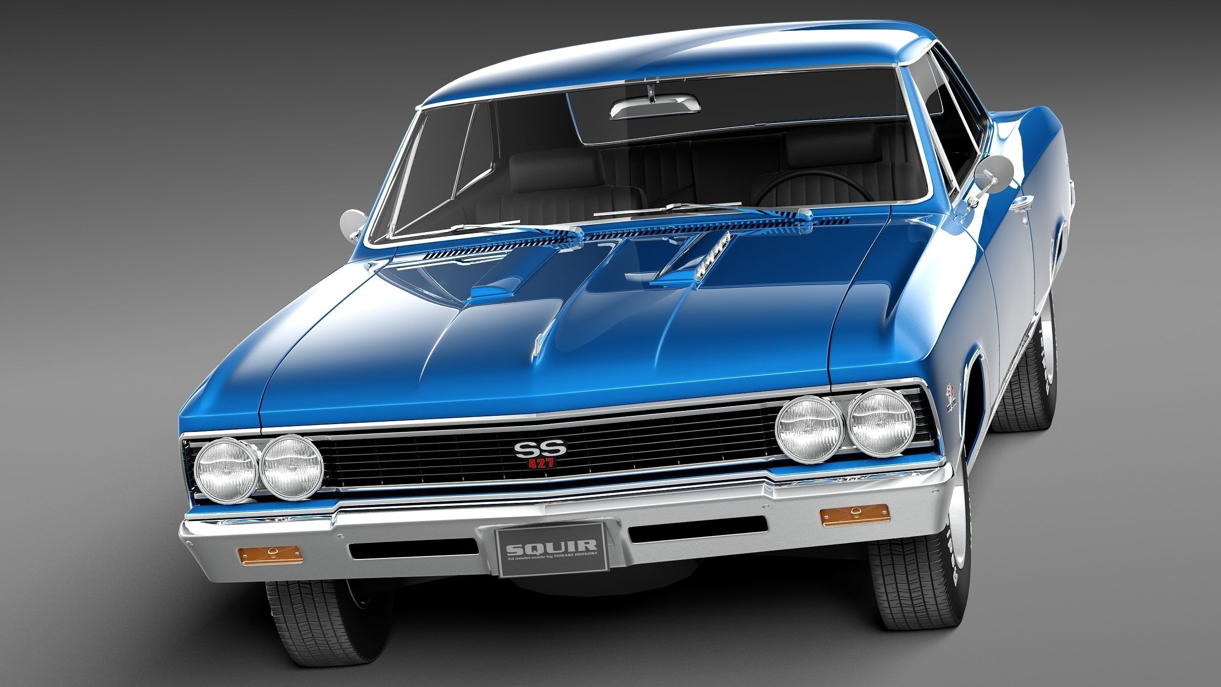 Chevrolet Chevelle SS 1966 3D model | CGTrader