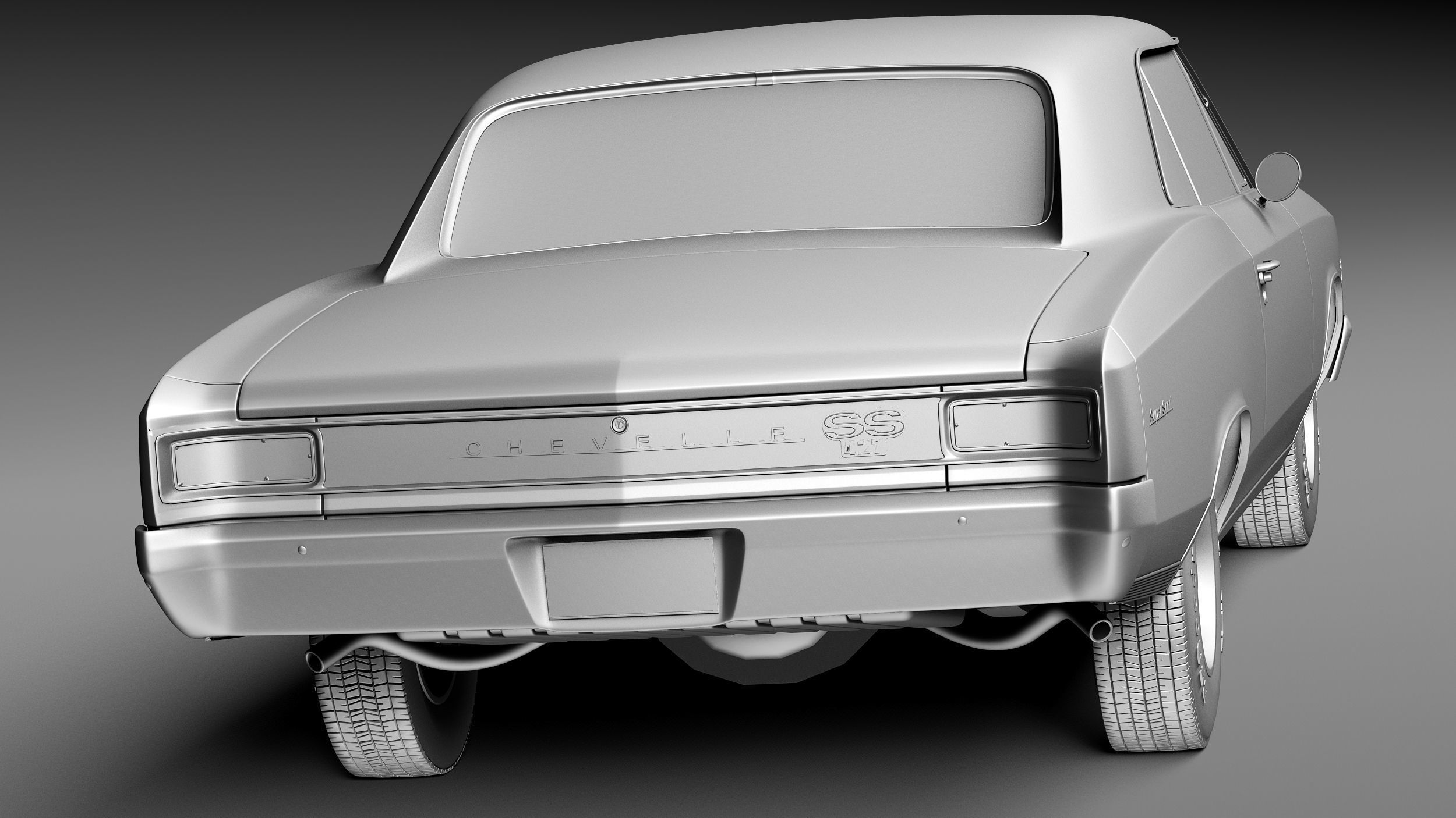 Chevrolet Chevelle SS 1966 3D model | CGTrader
