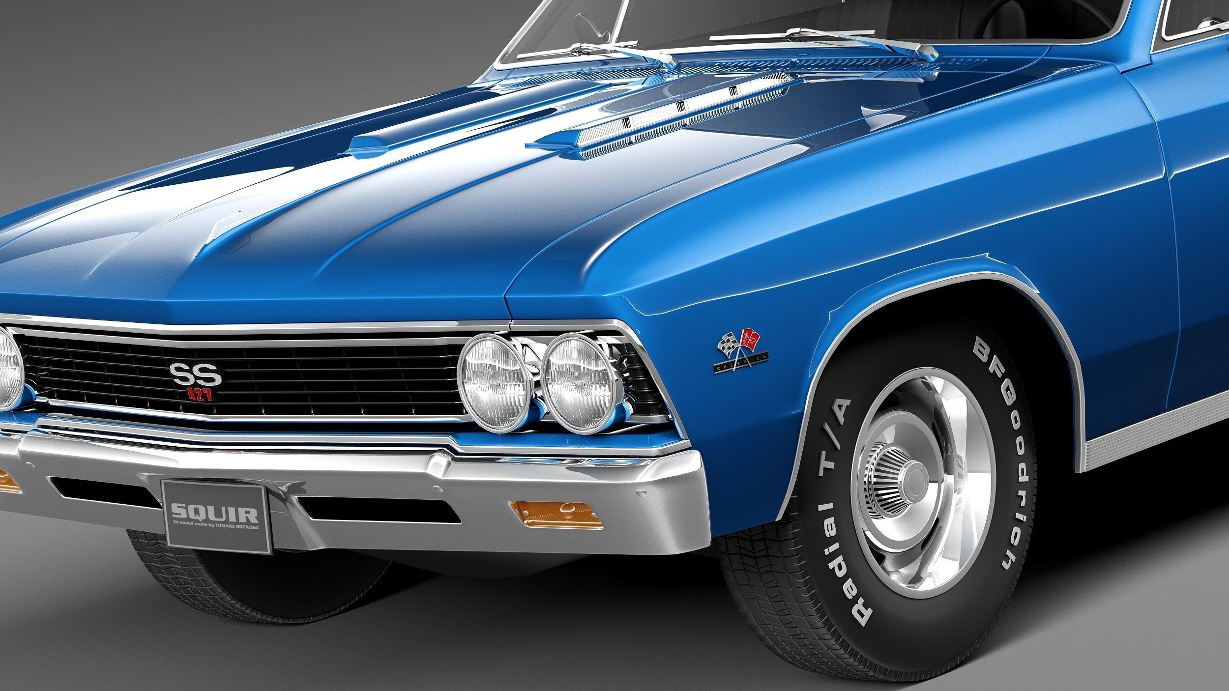 Chevrolet Chevelle SS 1966 3D model | CGTrader