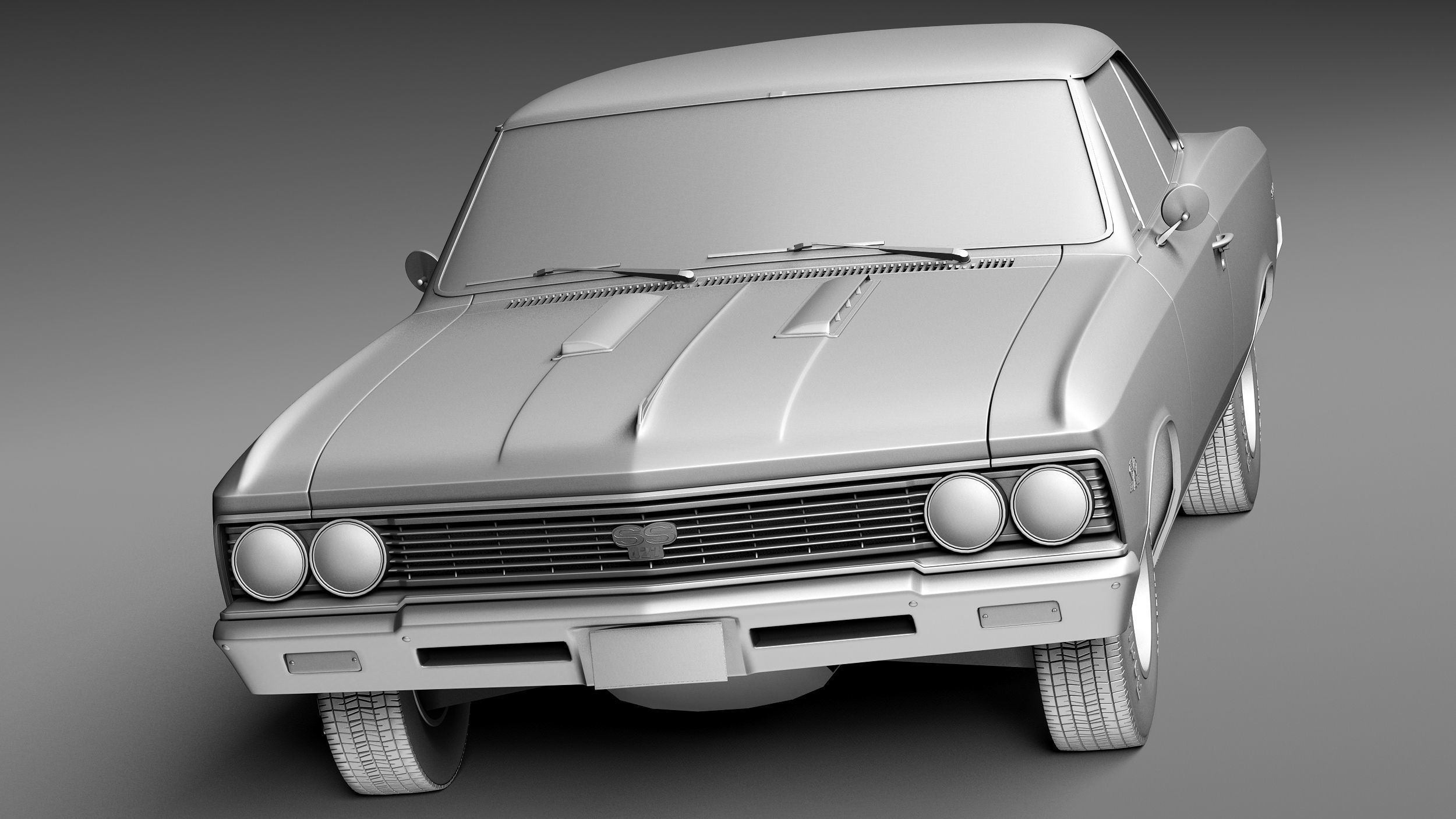 Chevrolet Chevelle SS 1966 3D model | CGTrader