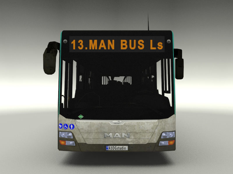 3D model MAN Lion s City Bus VR / AR / low-poly | CGTrader