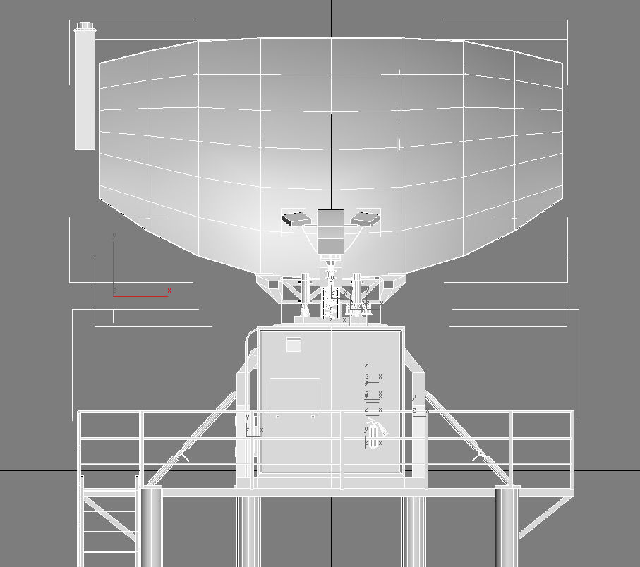 3D model AORL-1AC Aerodrome survey primary radar VR / AR / low-poly ...