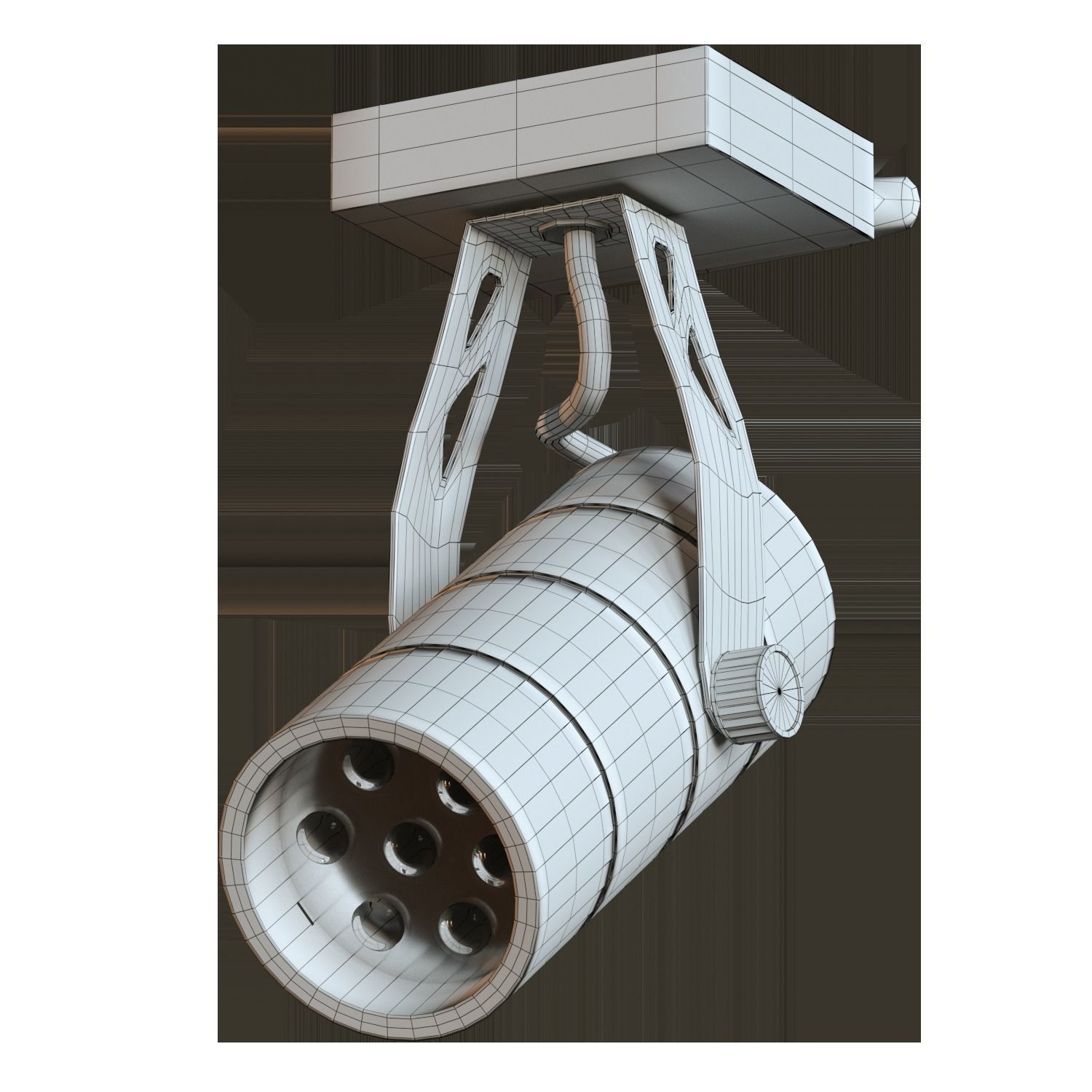 3D model SW Group track lighting fixture 00058 VR / AR / low-poly ...