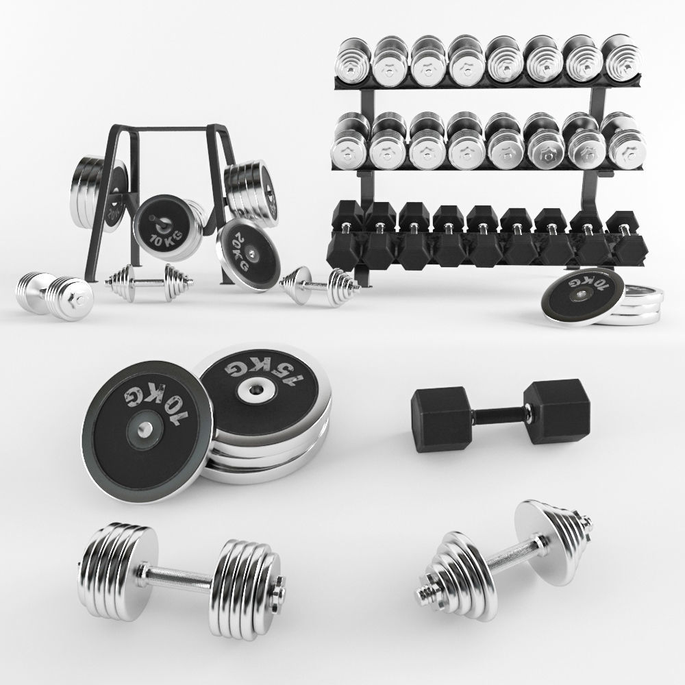 Sports equipment 3D model | CGTrader