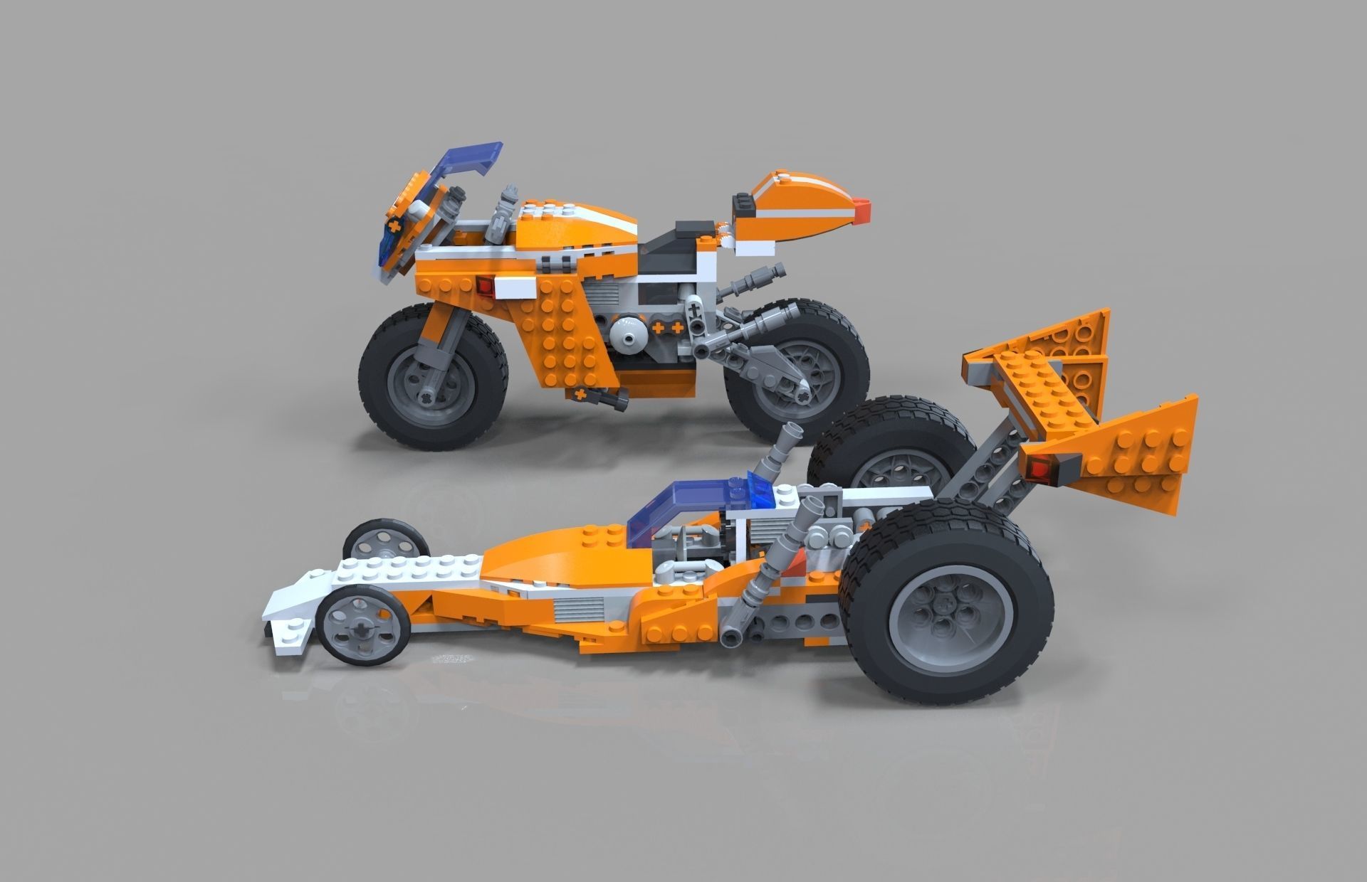 3D model Lego Moto Bike pack VR / AR / low-poly | CGTrader