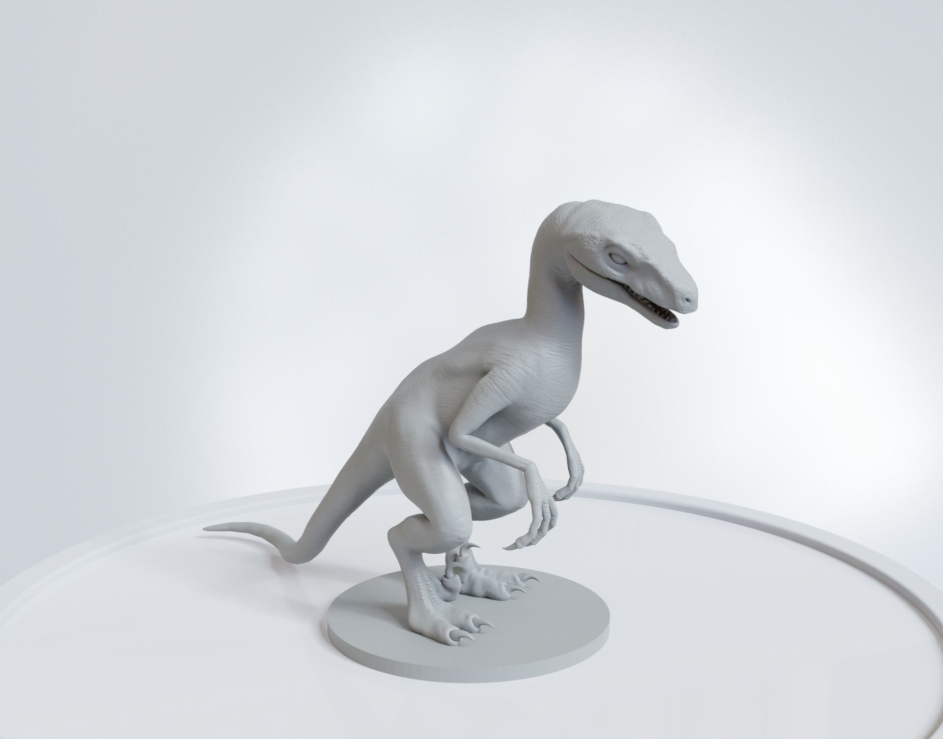 Velociraptor pack posed printable models 3D model 3D printable | CGTrader