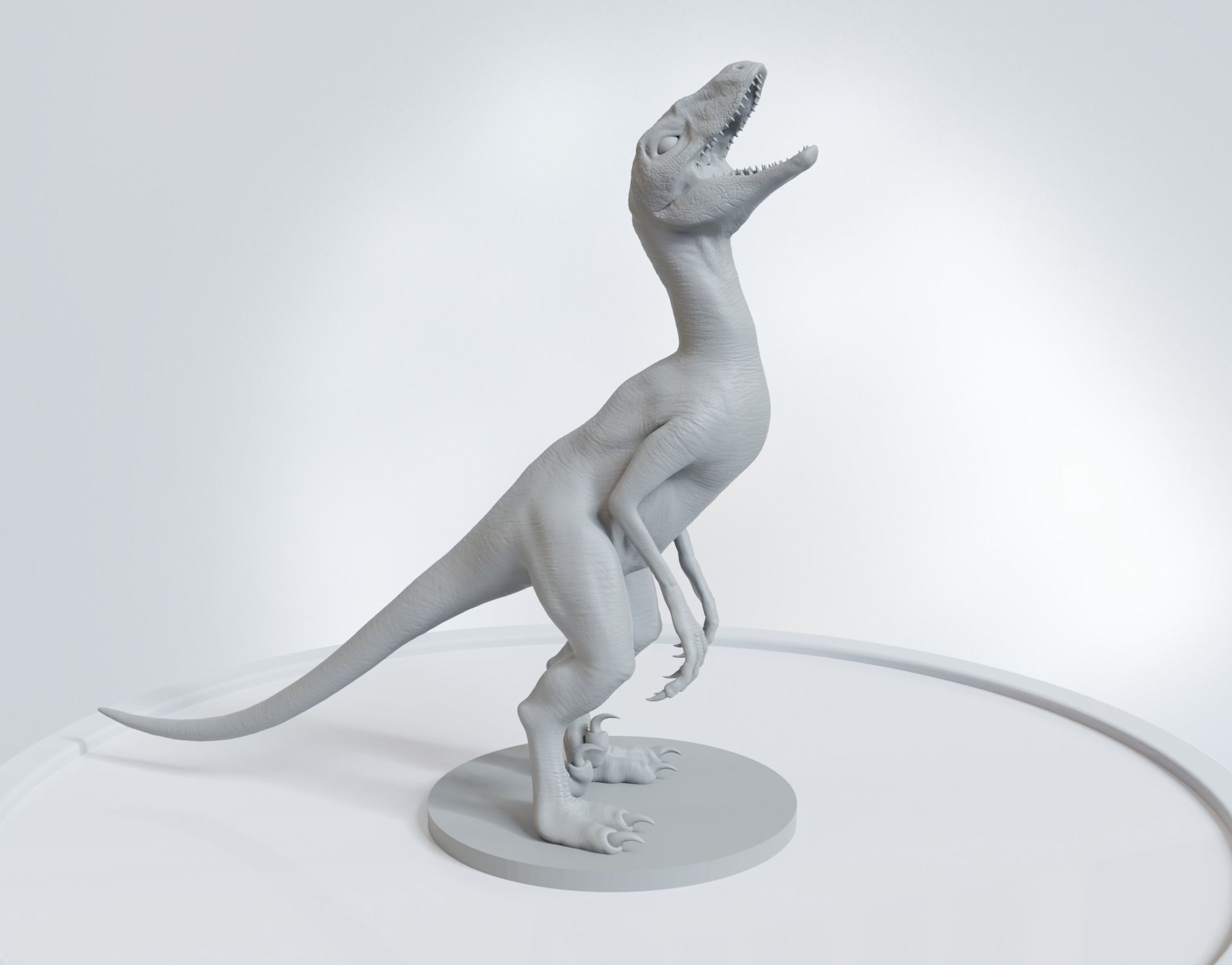 Velociraptor pack posed printable models 3D model 3D printable | CGTrader