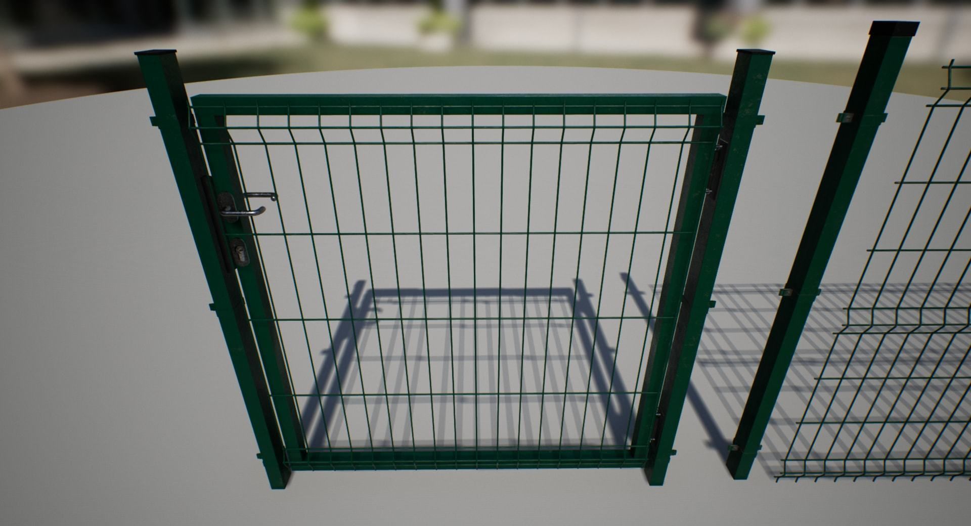 Modular Fence asset game-ready free VR / AR / low-poly 3D model | CGTrader