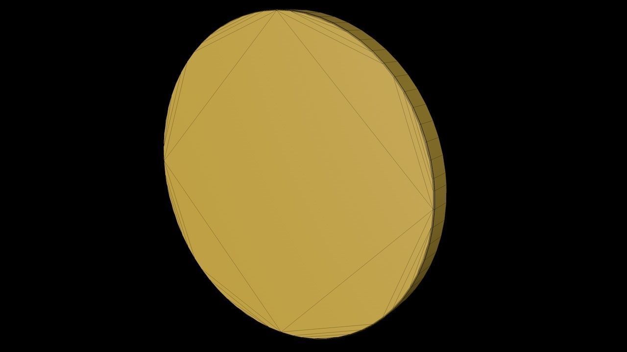 Dogecoin Crypto Currency 3D Logo 3D model | CGTrader