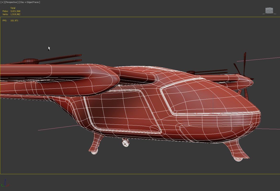 Passenger copter Set 5in1 3D model | CGTrader